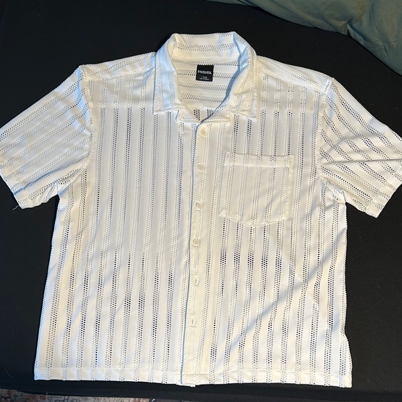 RSQ | Shirts | Mens White Short Sleeve Shirt | Poshmark